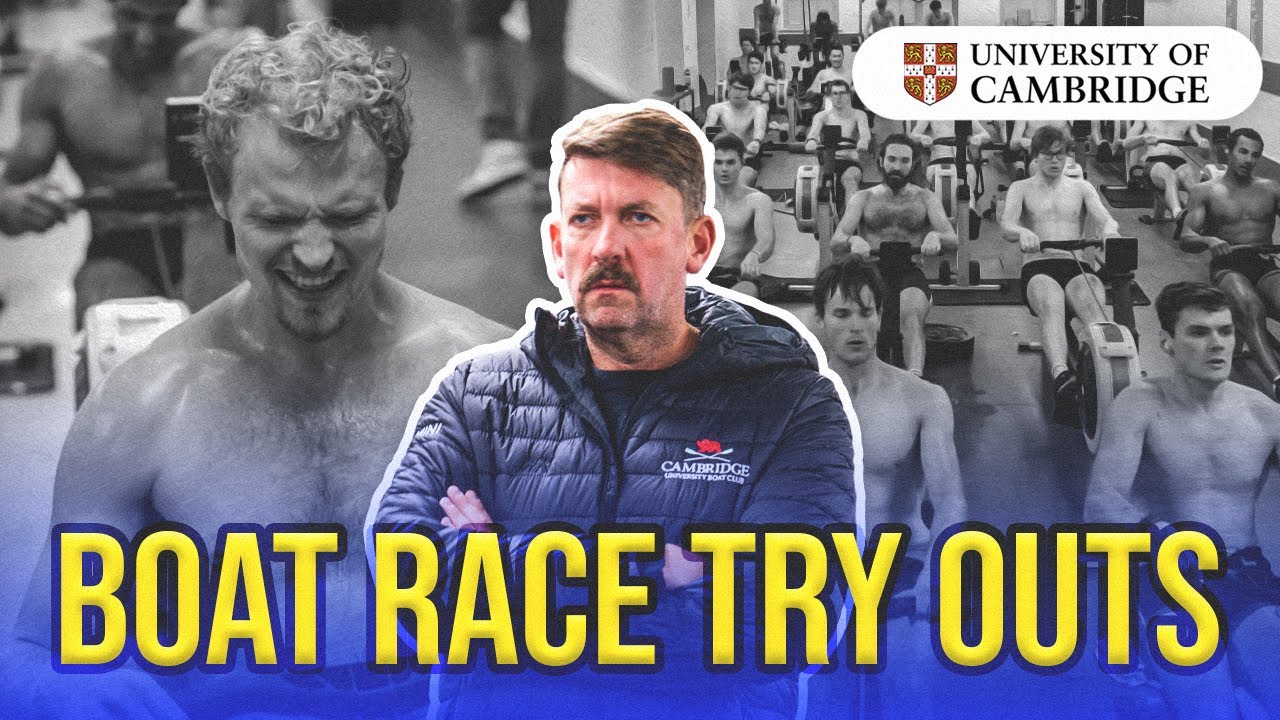 try-outs for the Cambridge rowing team - YouTube