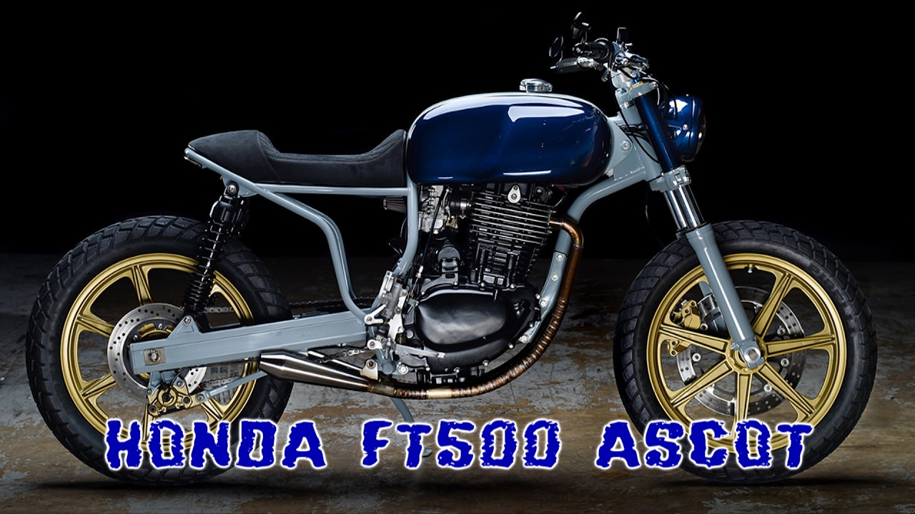 Honda FT500 Ascot Custom - YouTube