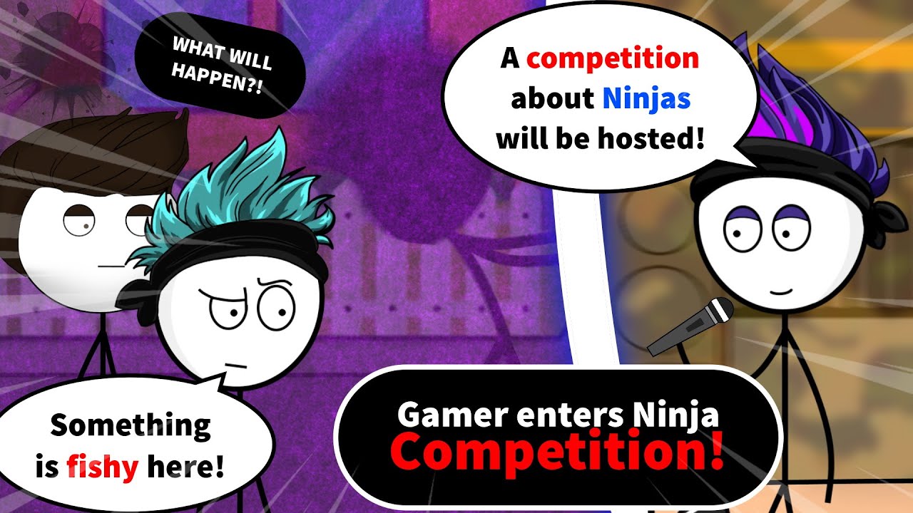 When you enter a Ninja Competition | Ft. Sapro Gaming - YouTube