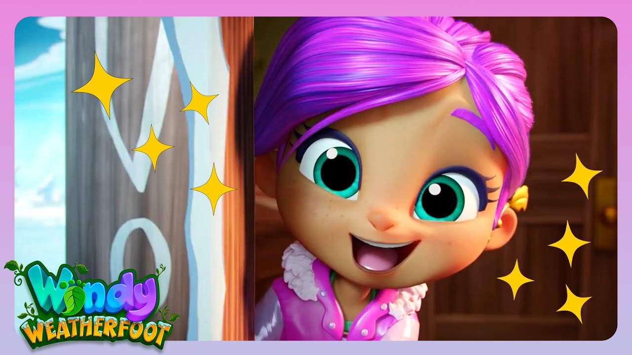 Windy Dodges Snowballs and Plays Games! | Windy Weatherfoot | Cartoon ...