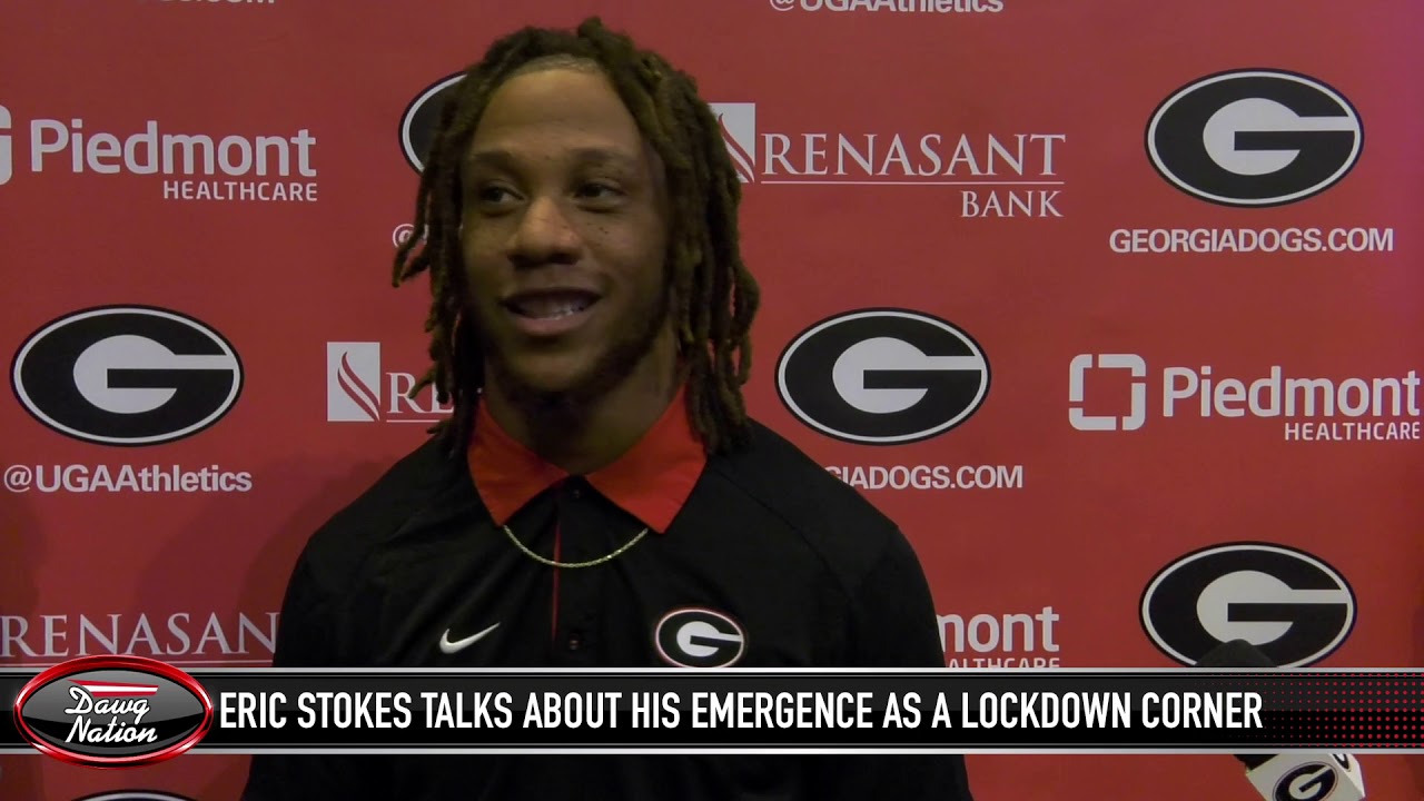 Georgia DB Eric Stokes speaks about his star turn at cornerback - YouTube
