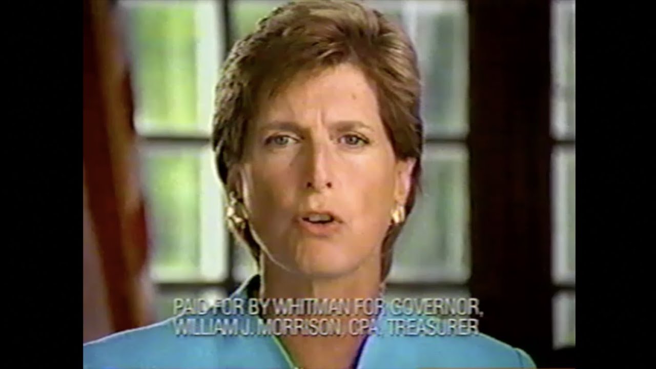 Christine Todd Whitman for New Jersey Governor Political Campaign Ad ...