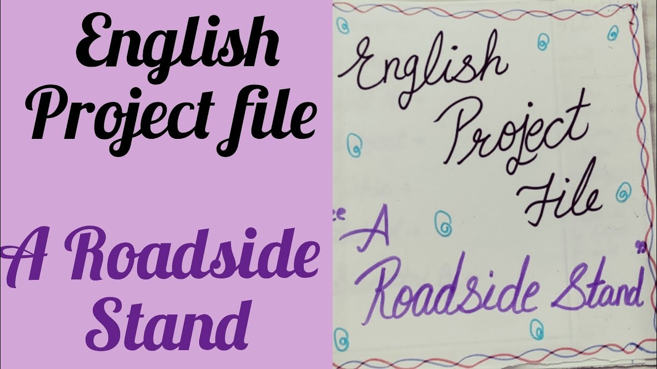 English project file/A Roadside Stand English project file ...
