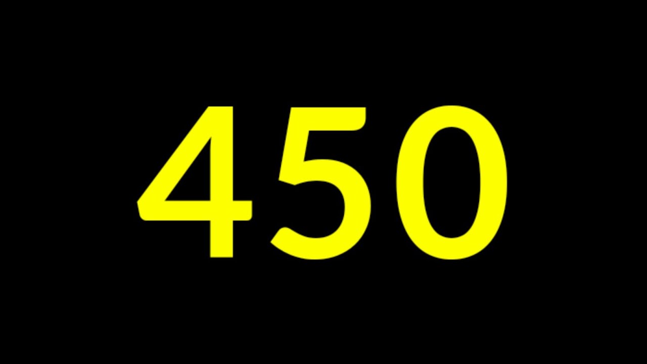 450 Second Countdown Timer With Sound Effect - YouTube