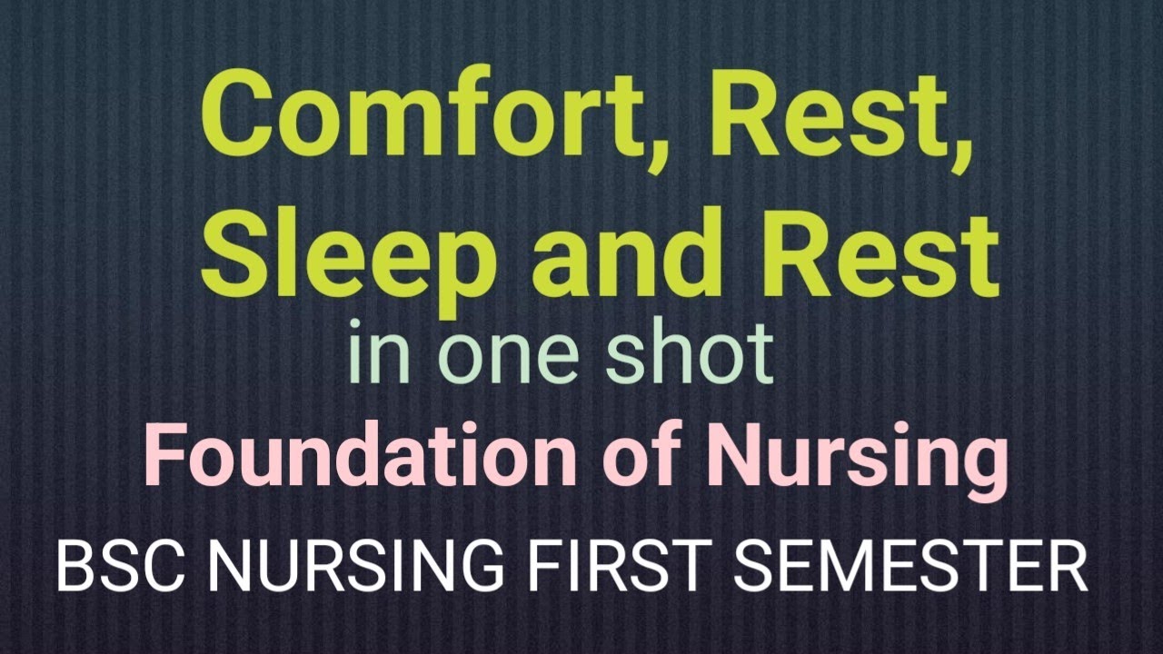 Comfort, Rest , Sleep and Pain in One Shot| FON - YouTube