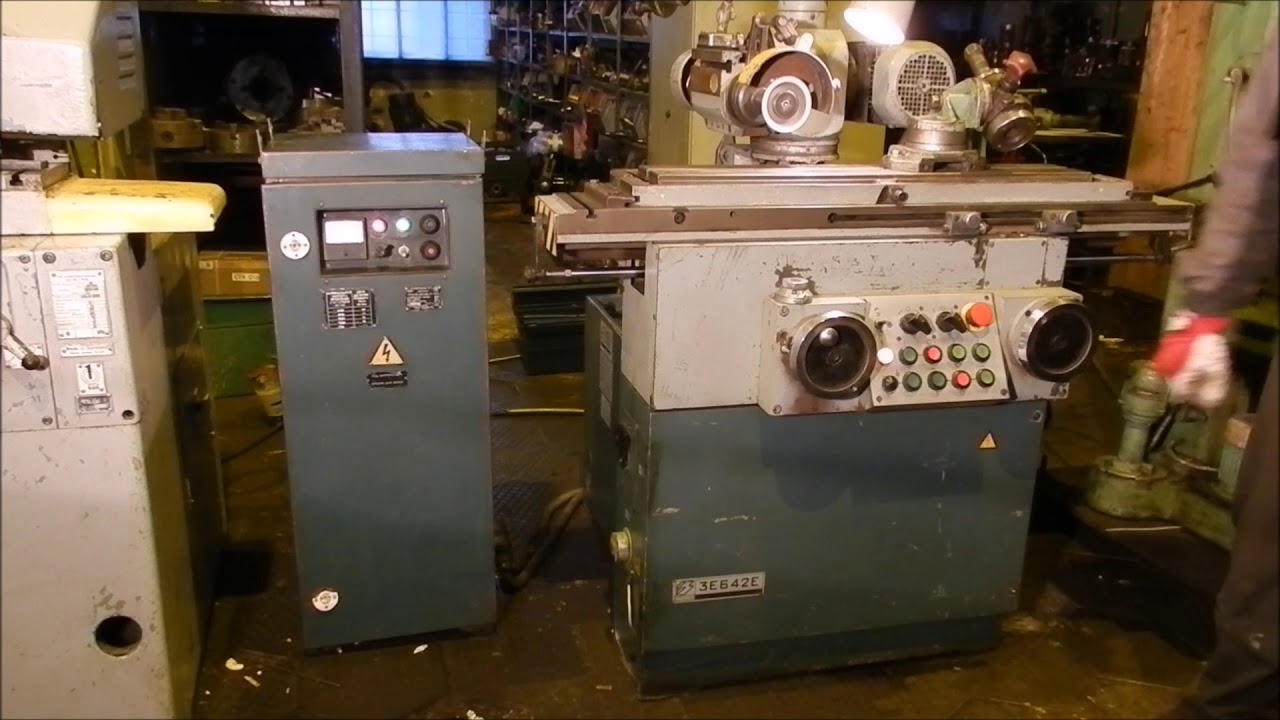 Tool grinding machine STANKO 3E642E - YouTube