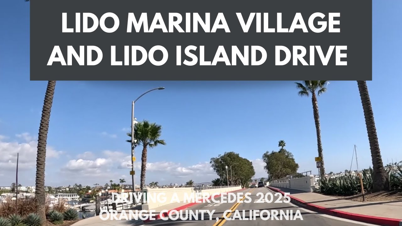 LIDO ISLAND and LIDO MARINA VILLAGE Drive (Music with road noise) - YouTube