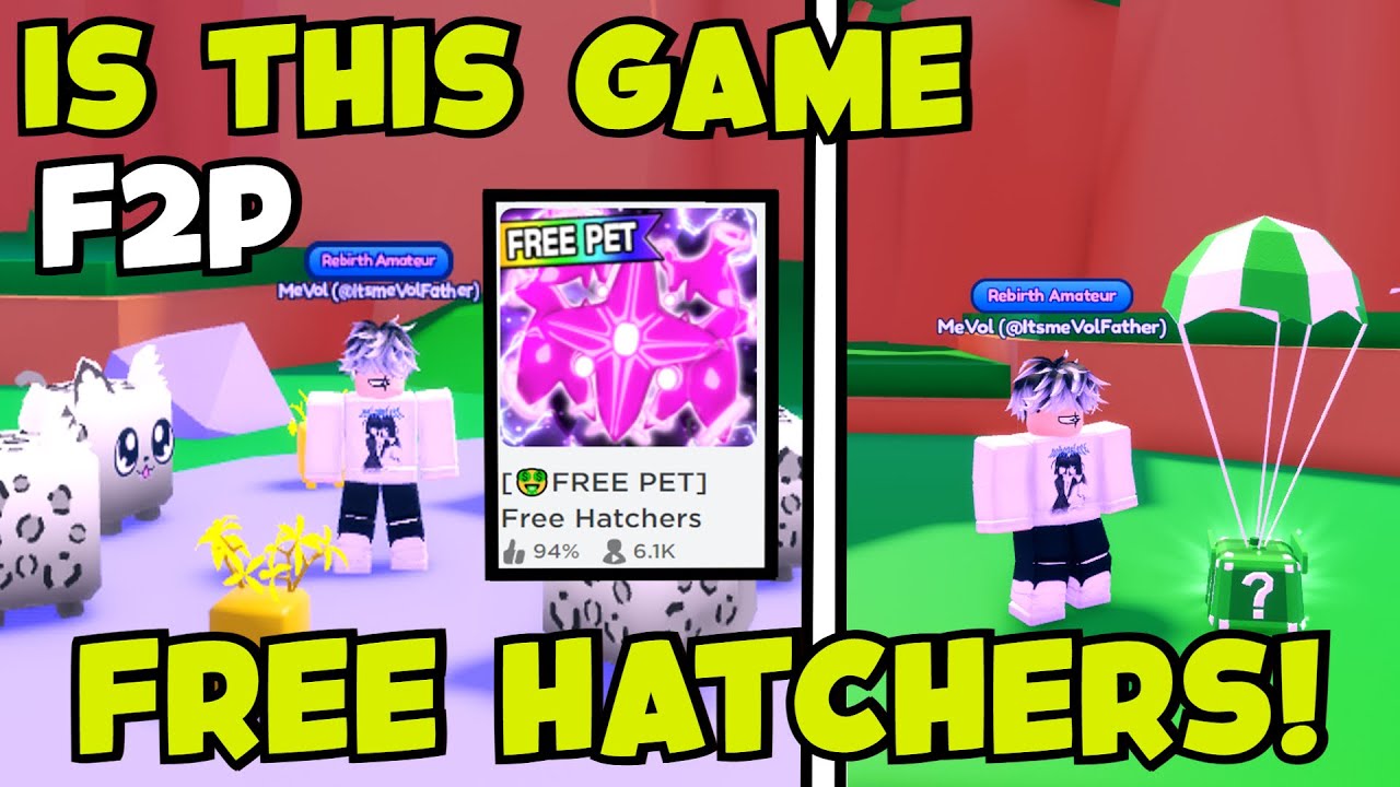 Is This Game FREE TO PLAY?! | Free Hatchers | Roblox - YouTube
