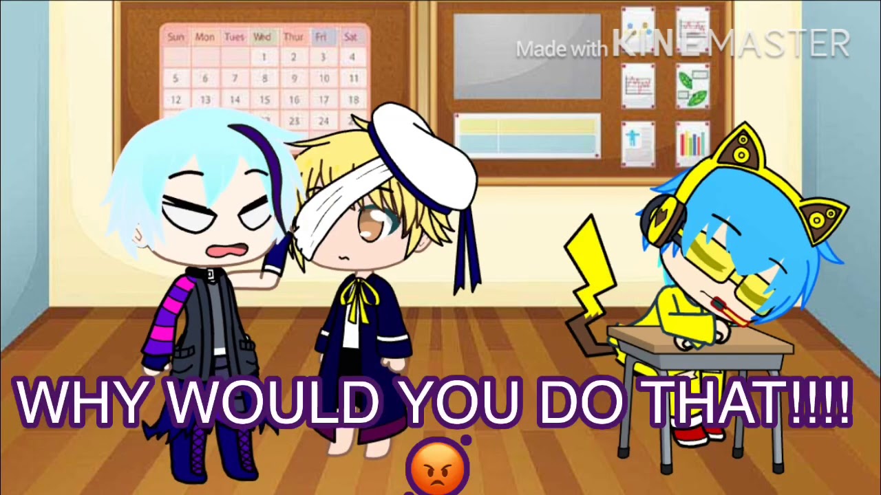 talkloid gacha club: v flower was being rude to Oliver...... - YouTube