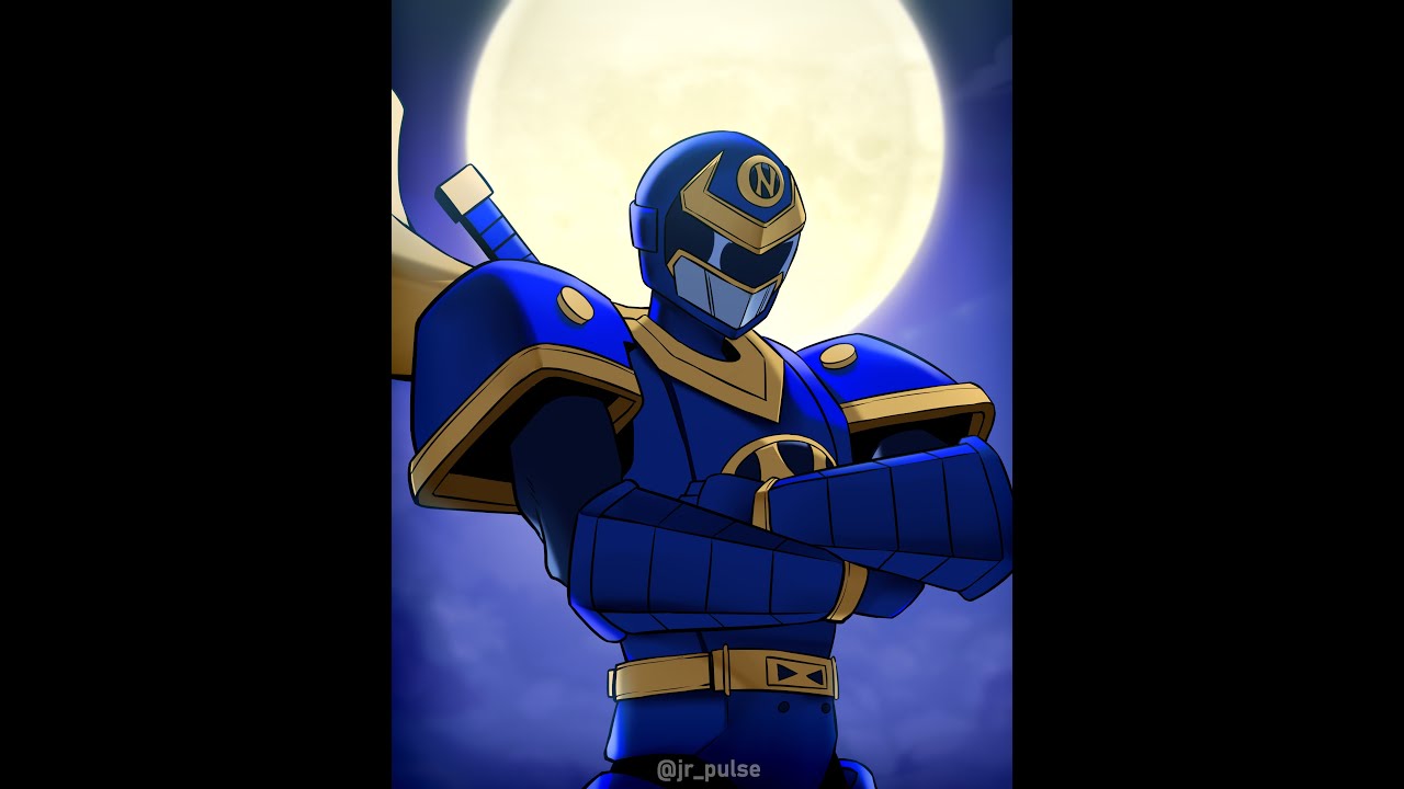 Drawing Process Fanart Mighty Morphin Power Rangers Ninjor - YouTube