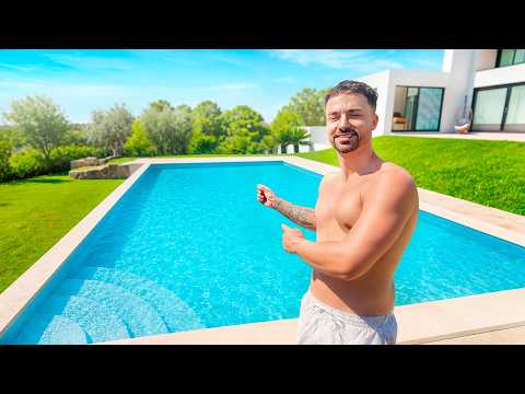 A MINHA NOVA PISCINA FICOU INCRÍVEL !