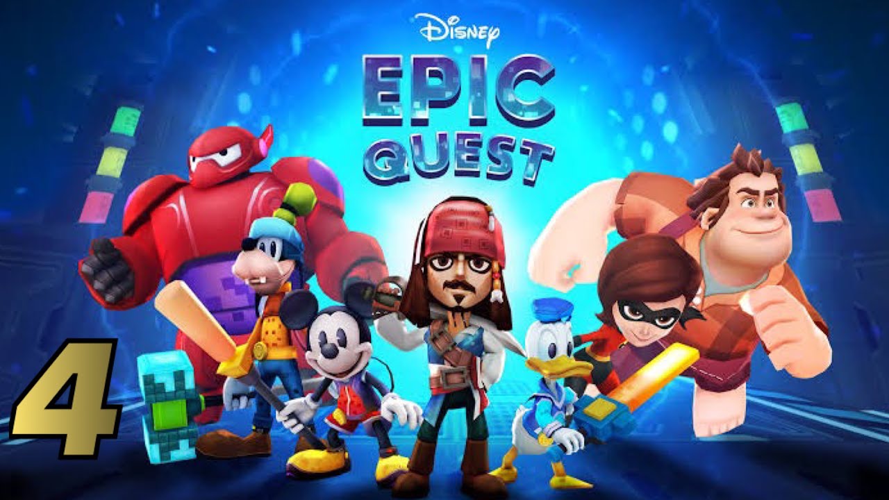 DISNEY EPIC QUEST Gameplay Walkthrough Part 4 - YouTube