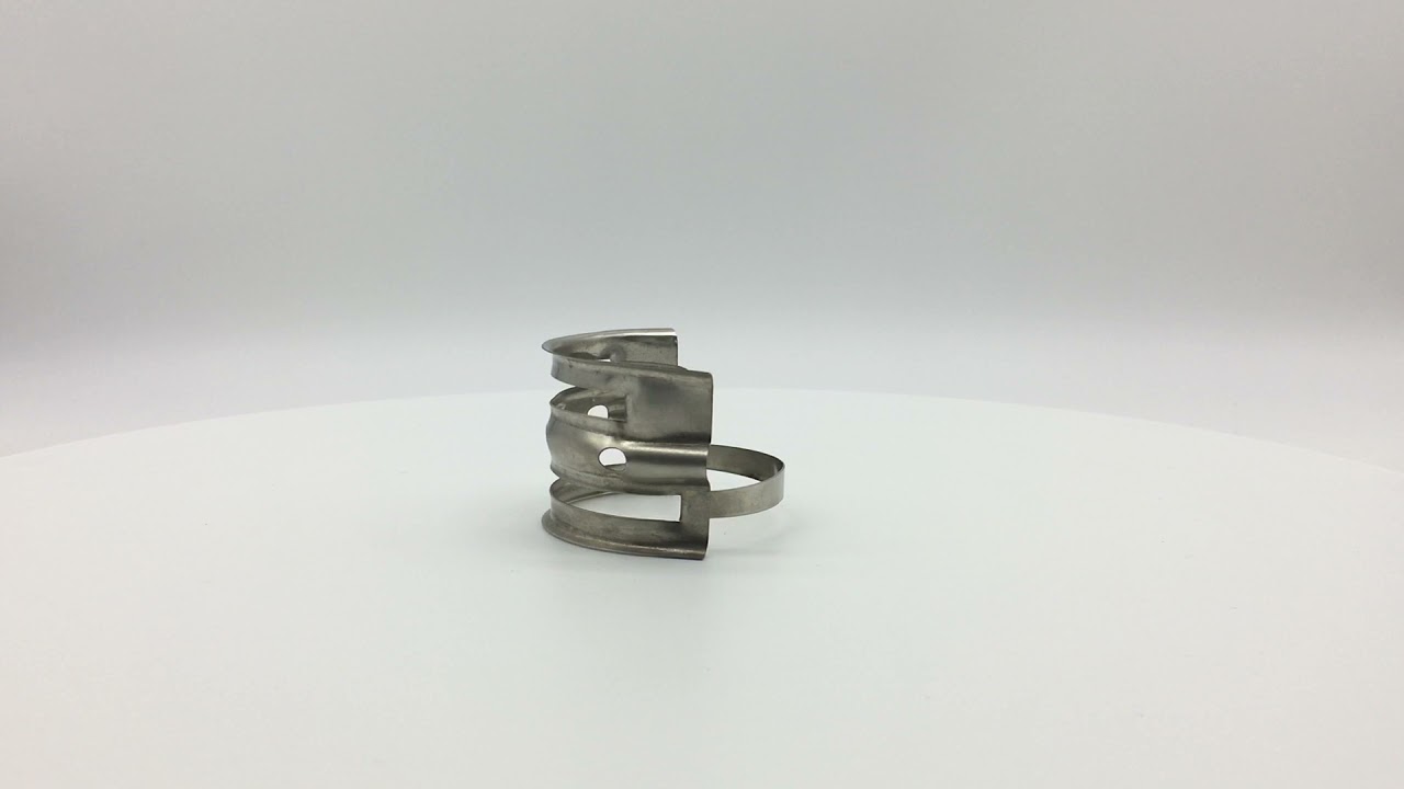 1 2 inch metal intalox saddles Metal Nutter rings 304ss intalox saddle ...