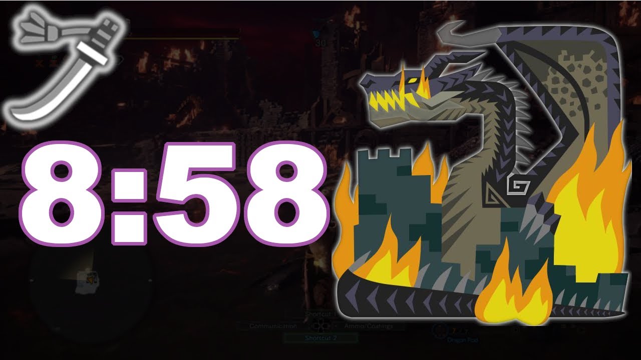 Fatalis Longsword Solo 8:58 (Heroics) Ps4 Monster Hunter World Iceborne ...