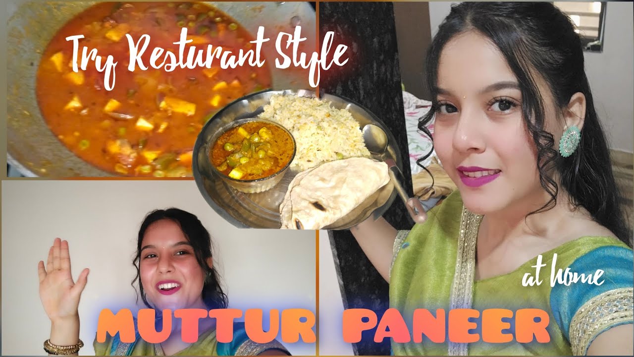 Muttor paneer recipe | Restaurant Style at home | Sristi Tiwary - YouTube