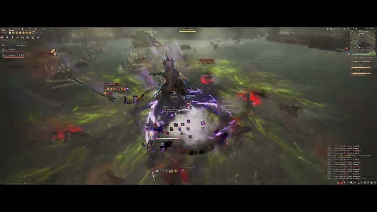 BDO Sorceress Awakening PVE Hadum Swamp Naga P2| Reboot 309K|380DP ...