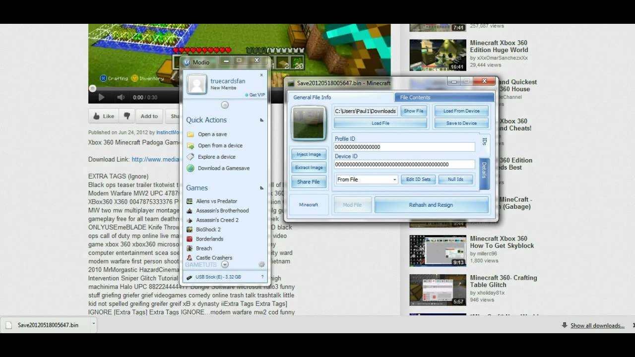 How to Download and Use Worlds for Minecraft Xbox 360! - YouTube