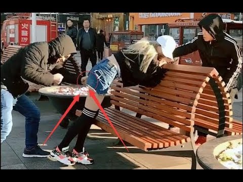 Funny Vines 2018👉Girl street awkward dance prank, I didn't expect to ...