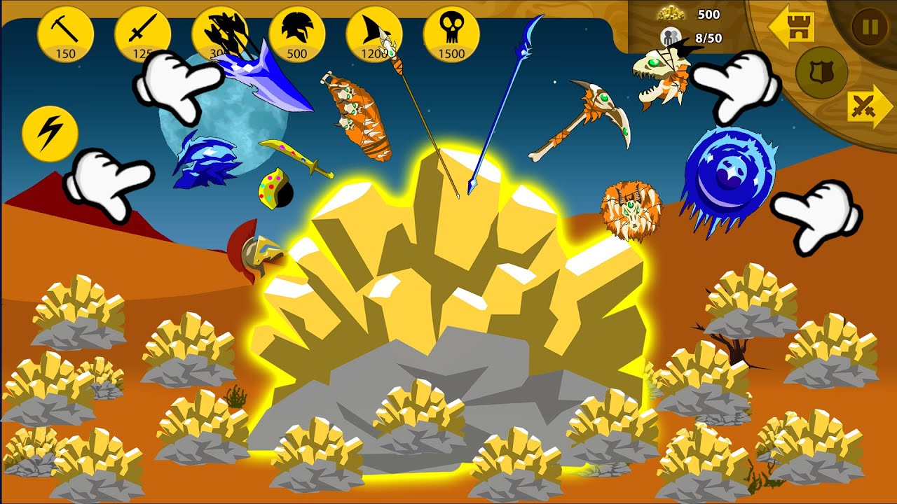 BIGEST MINE GOLD OPEN ALL WEAPON | STICK WAR LEGACY - KASUBUKTQ - YouTube