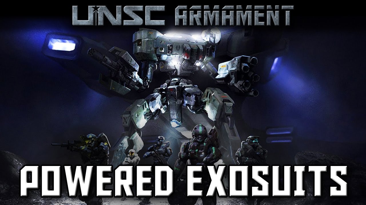 UNSC Armament - Powered Exosuits - YouTube