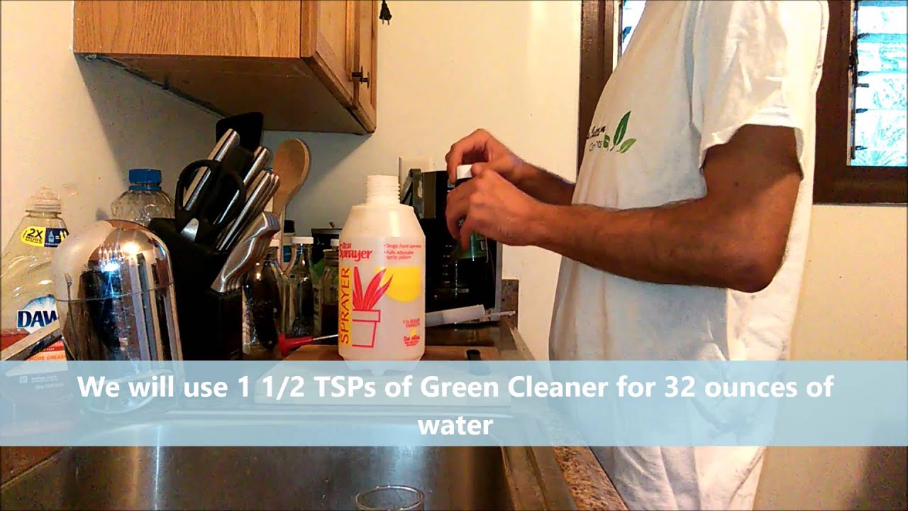 How to use Green Cleaner - YouTube