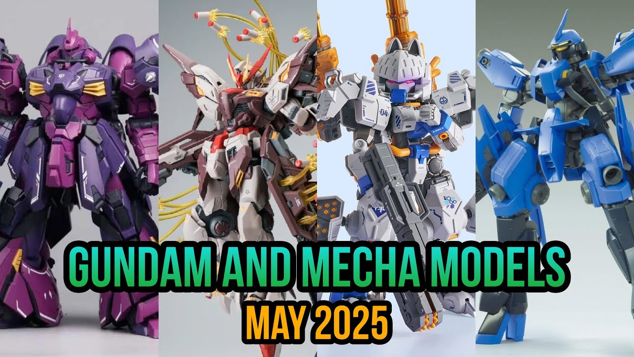 Latest Gundam MG & Mecha Model Kits Overhauls May 2025 | #bandai #daban ...