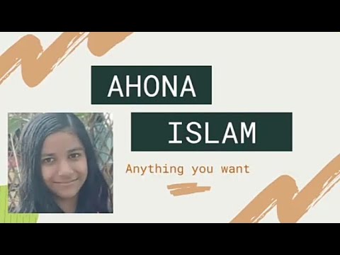 Ahona Islam - YouTube
