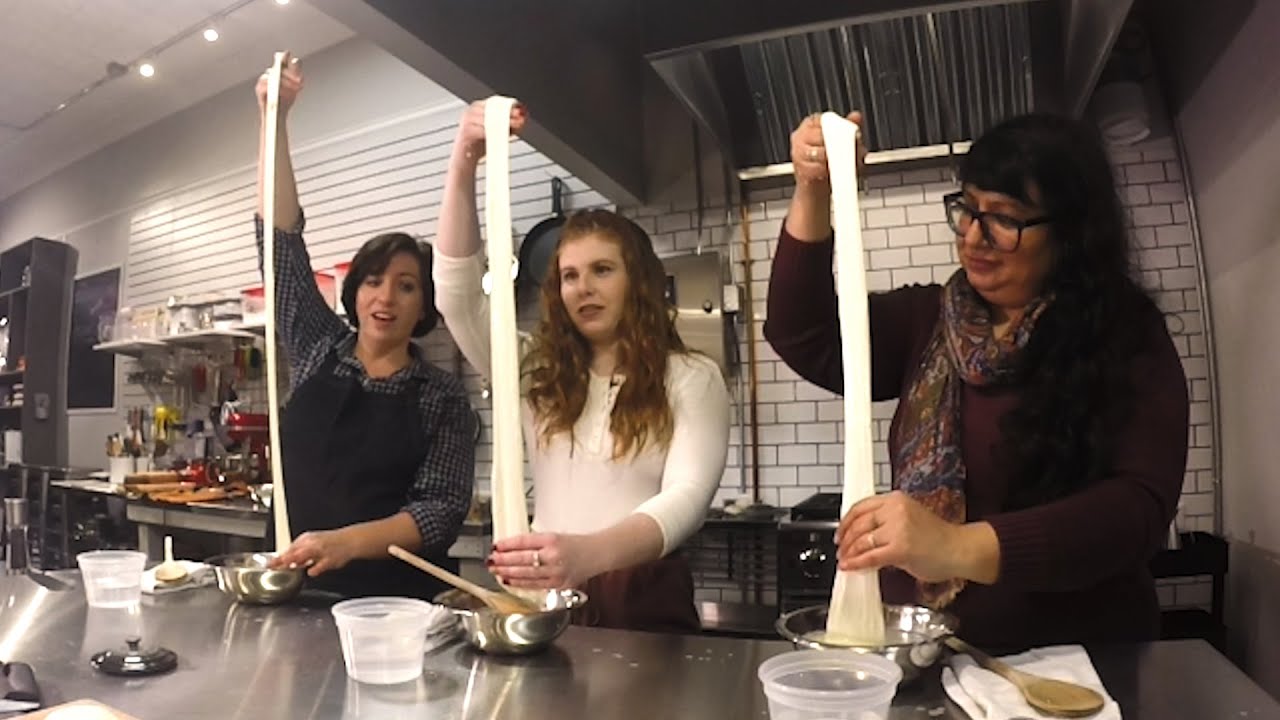 Learn How to Pull Your Own Mozzarella | Bite Size - YouTube