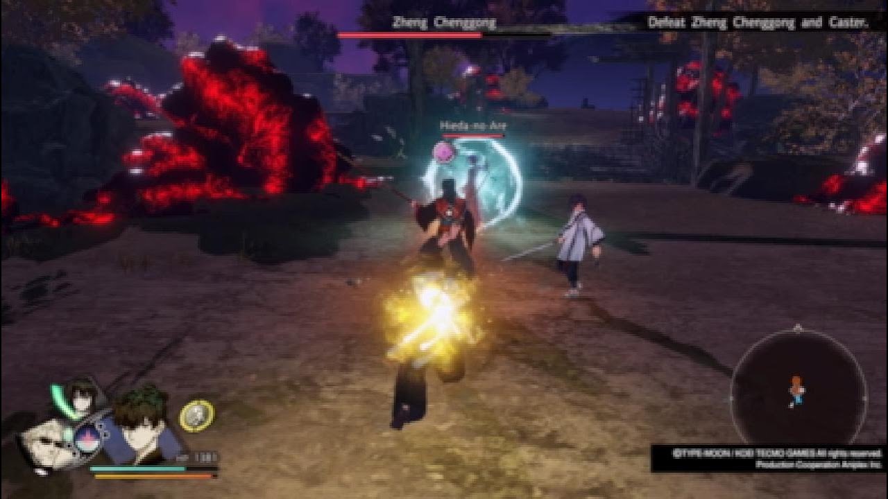 Fate/Samurai Remnant Caster Fight & Ending 1 - YouTube