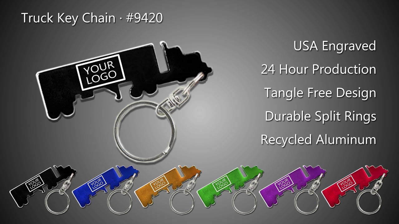 Truck Key Chain Personalized - YouTube