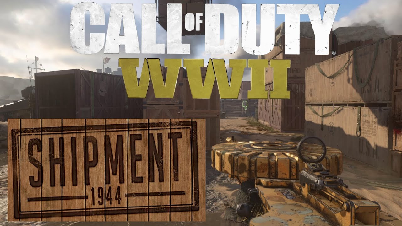Playing Shipment 1944 with friends online - Call of Duty World War 2 ...