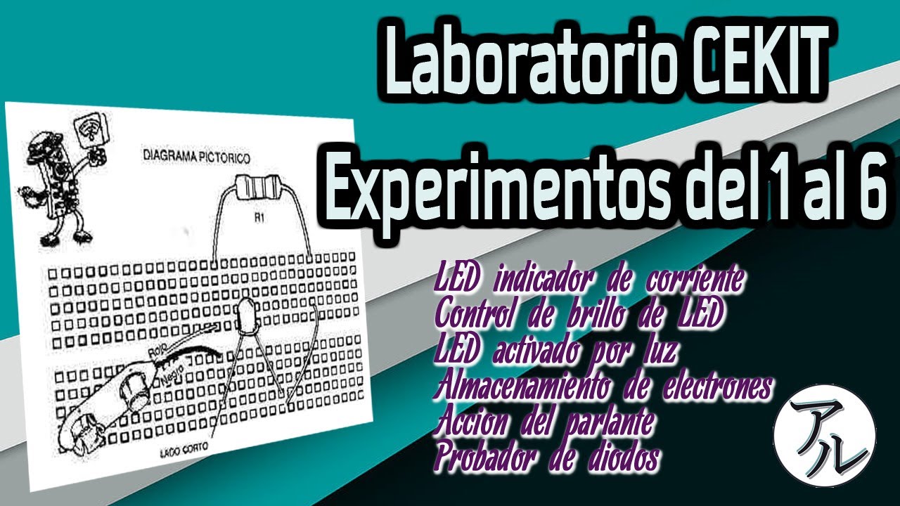 Laboratorio CEKIT Experimentos del 1 al 6 - YouTube