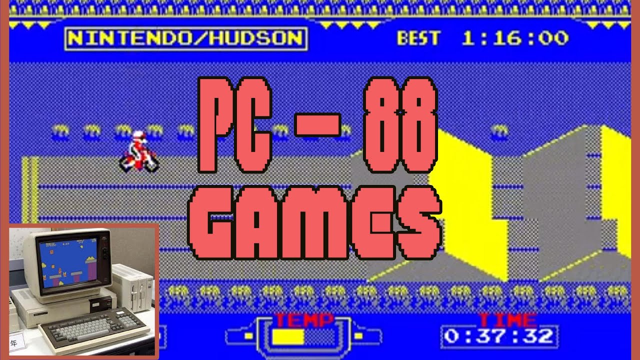 Trying some PC-88 Games - Mike Matei Live - YouTube