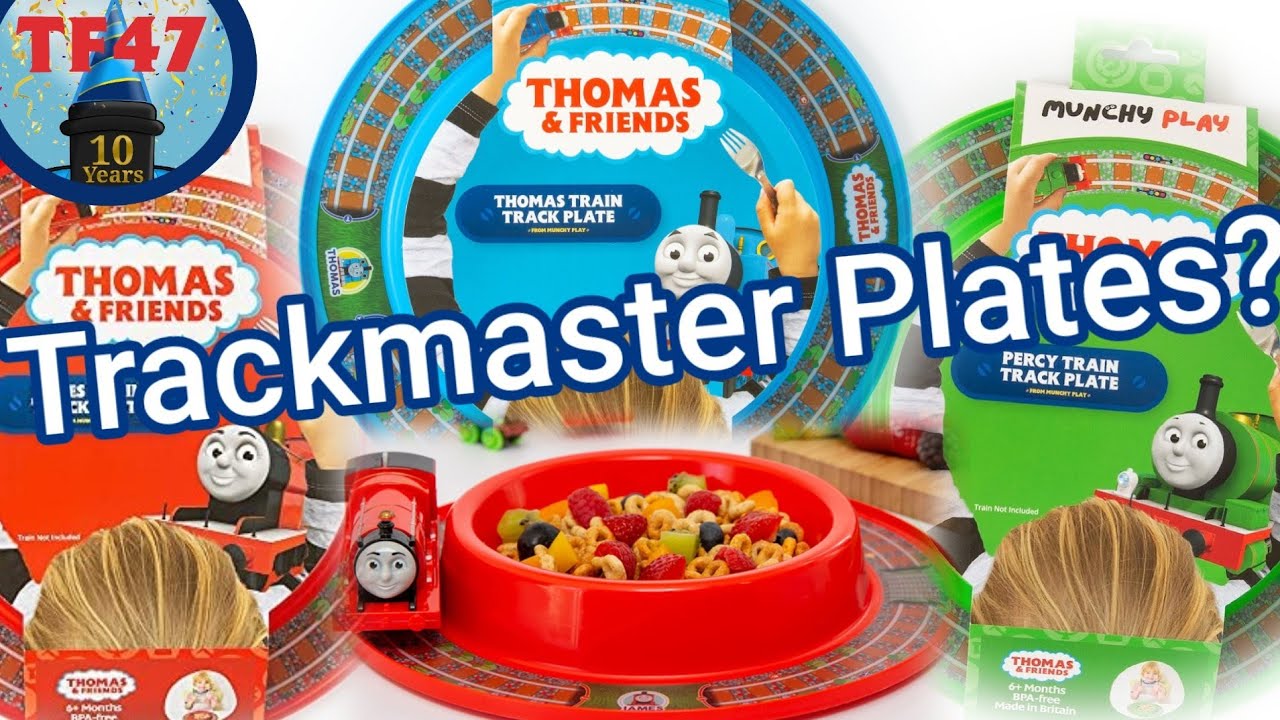 New For 2021 Thomas & Friends Munchy Play Bowls! | Trackmaster Plates ...