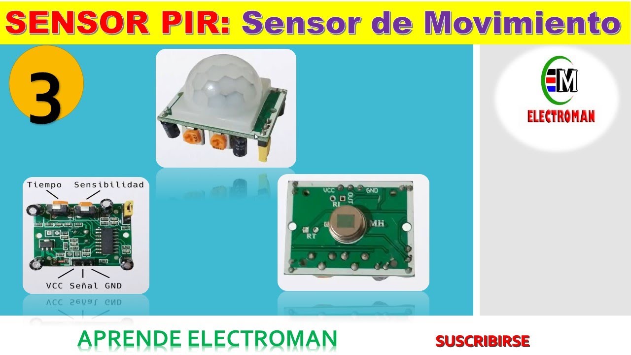 ARDUINO UNO desde cero SENSOR PIR: SENSOR DE MOVIMIENTO - YouTube