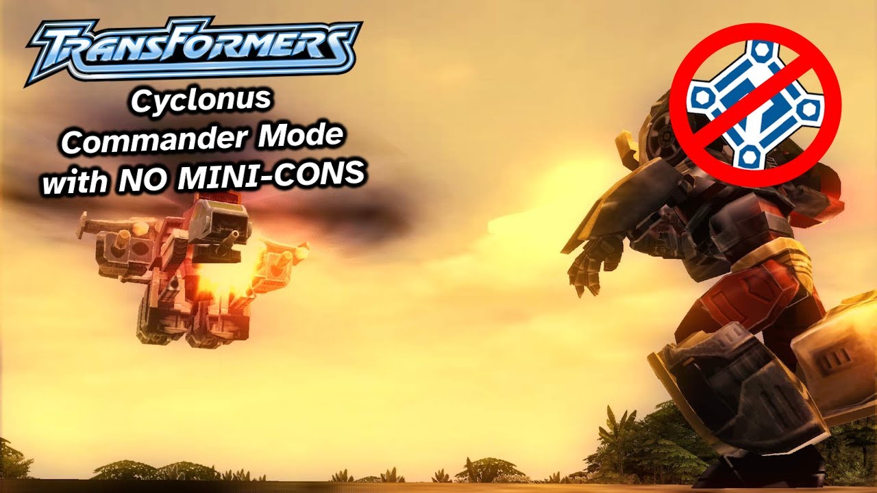Transformers Armada PS2 Cyclonus Commander Miniconless - YouTube
