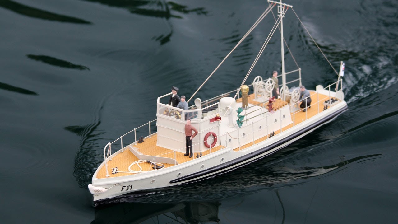 German Navy F Type Coastal Minesweeper 1915-1918 | 1/24 scale - YouTube