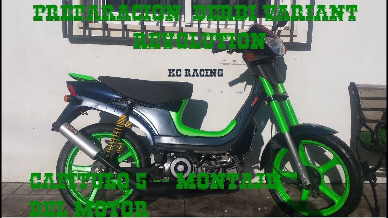 Preparación de mi Derbi Variant -- Capitulo 5 - Montaje de los ...