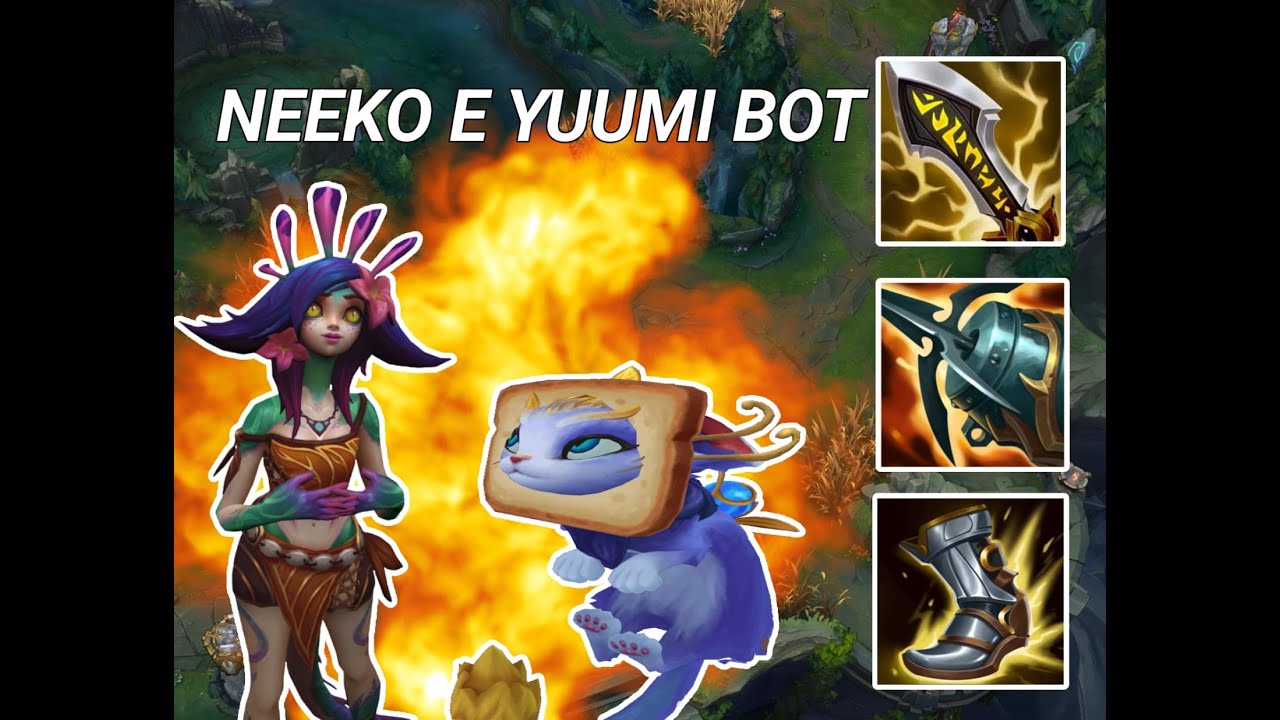 Jogando de Neeko bot full critico com Yuumi que não sabe compra item ...
