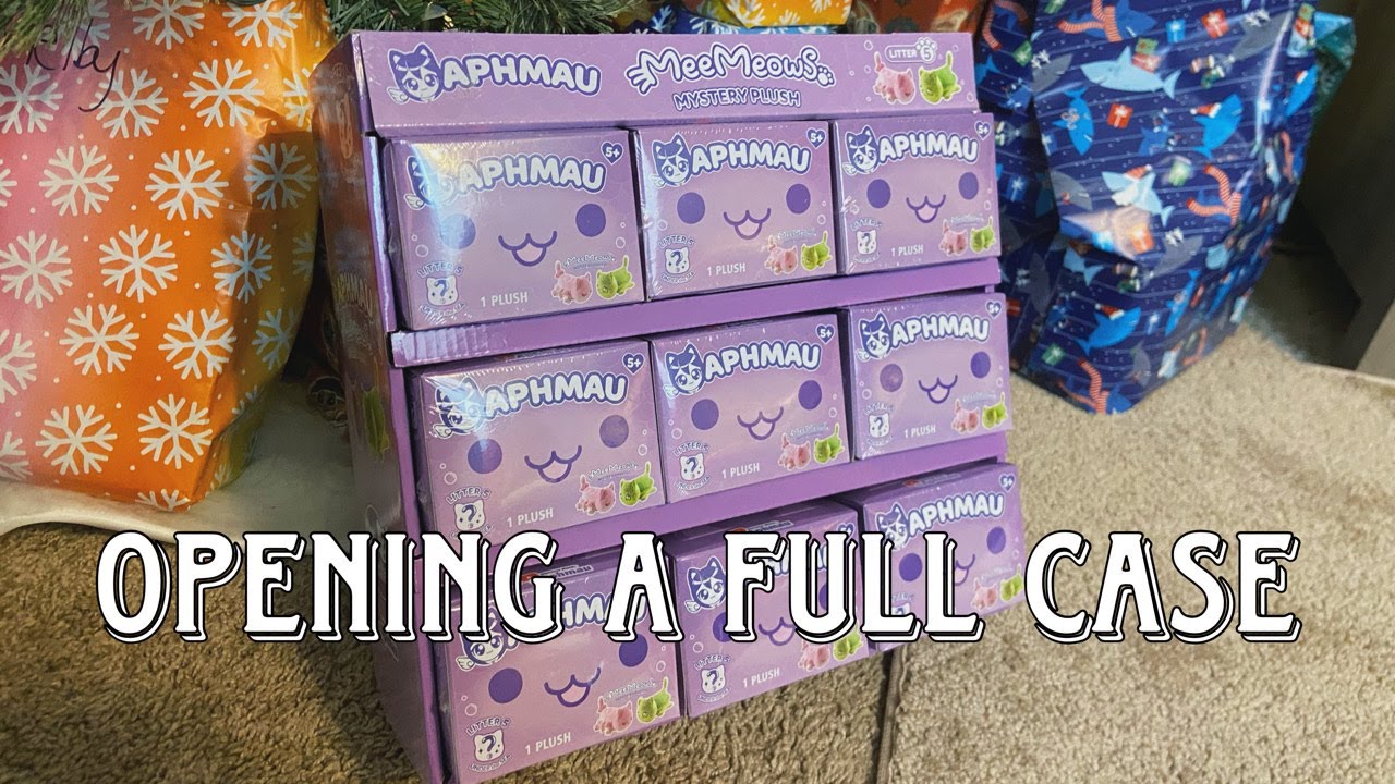Aphmau MeeMeows Mystery Plush Litter 5! Under The Sea! Full Case ...