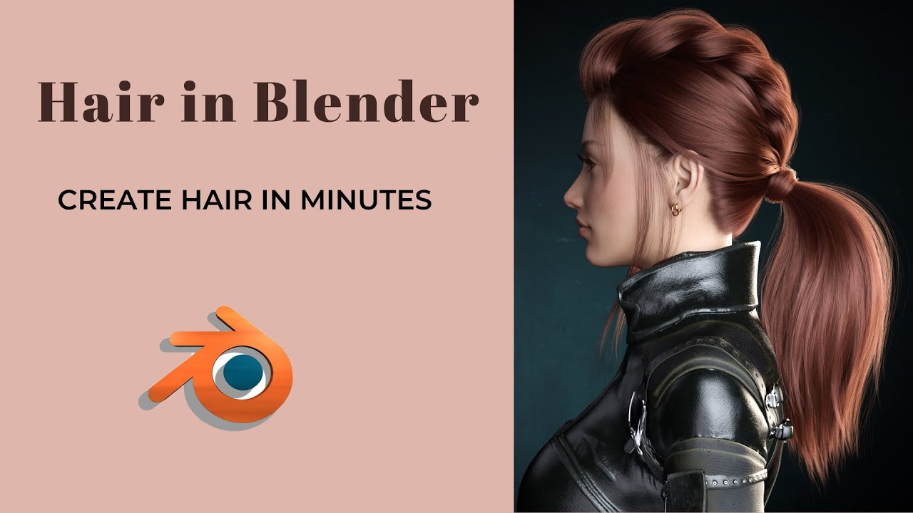 Create photorealistic hair in minutes on blender - YouTube