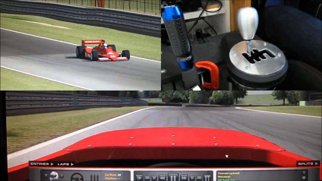Thrustmaster TH8 RS short shift mod - iRacing - Lotus 79 - YouTube