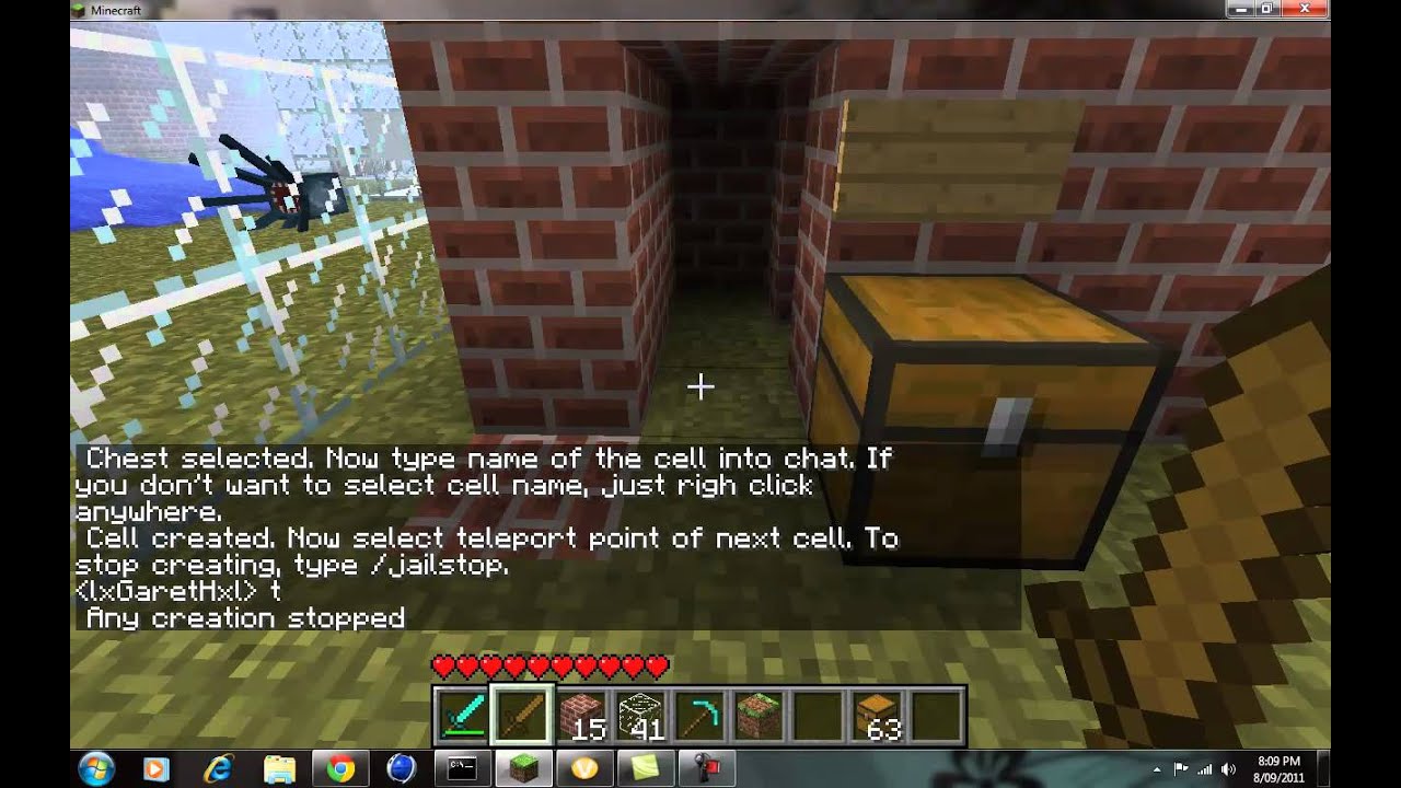 Minecraft Bukkit Jail Plugin - YouTube