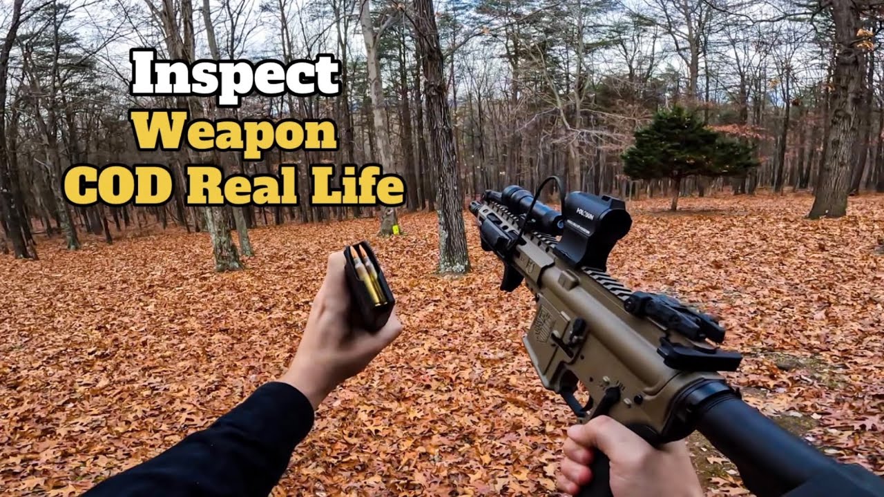 Call of Duty Weapon Inspections in Real Life - YouTube