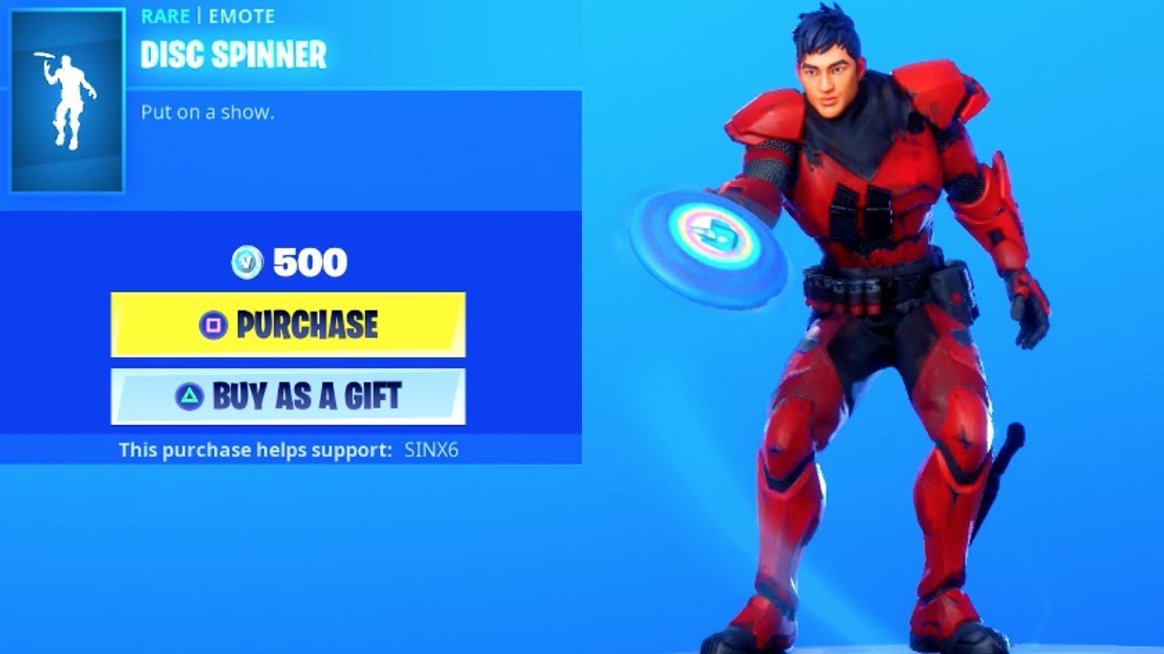 DISC SPINNER EMOTE IS BACK + RAGSY..! (Item Shop) Fortnite Battle ...