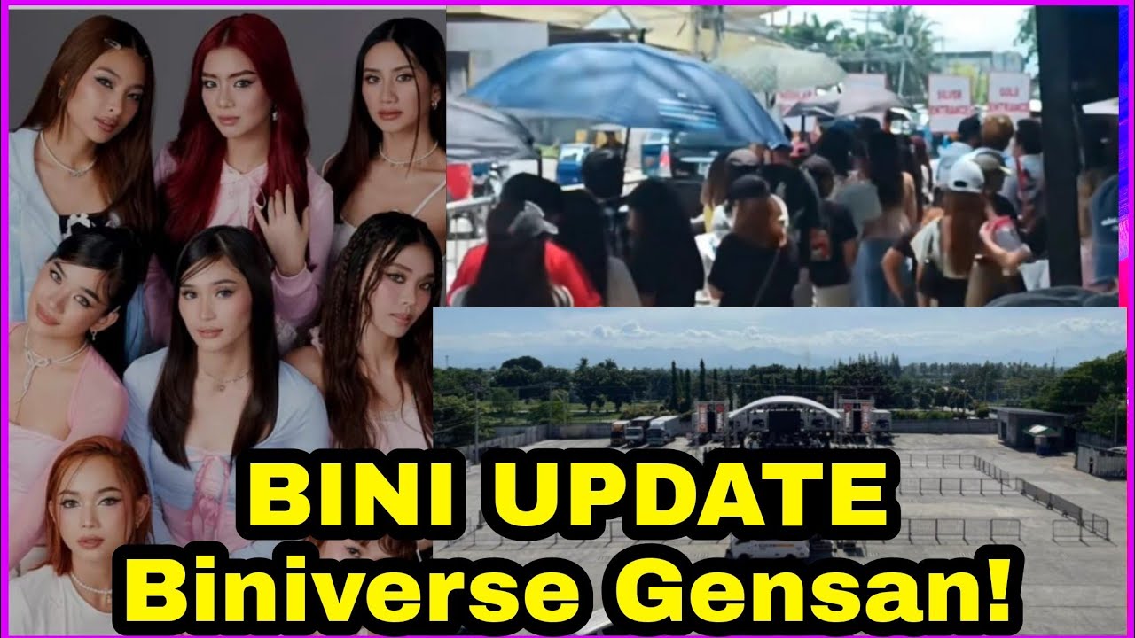 BINI PREPARATION sa Biniverse Gensan! Fans SO EXCITED rain or shine man ...