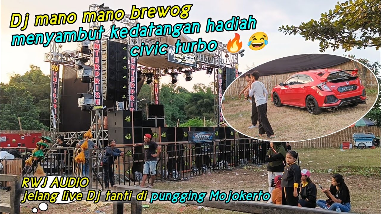 Dj mano mano free time music menyambut kedatangan civic turbo jelang ...
