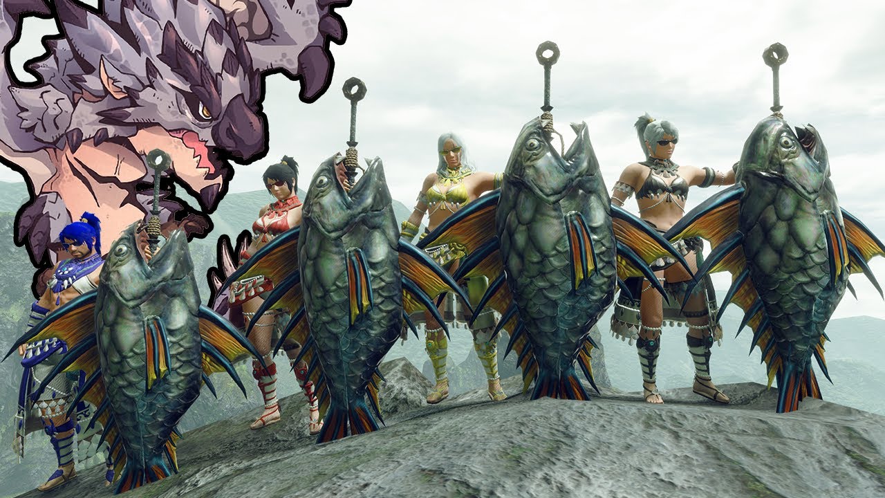 Fish vs Silver Rathalos // MHR Sunbreak - YouTube