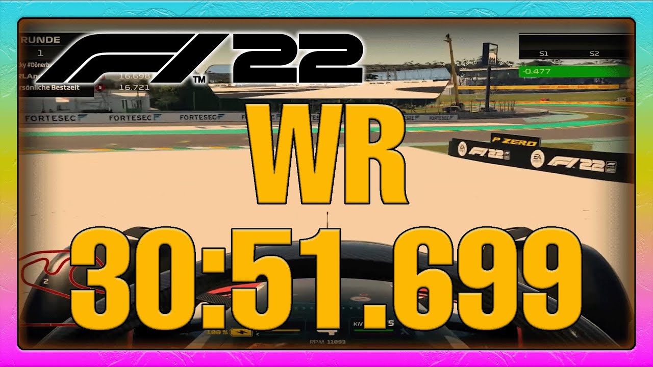 [Former WR] F1 22: All Tracks No Rules (Dry) in 30:51.699 - YouTube