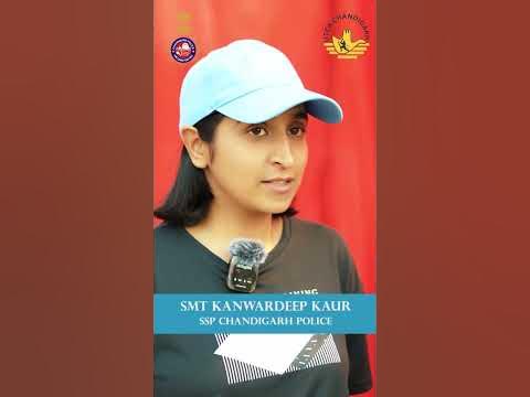 UT Chandigarh SSP Smt Kanwardeep Kaur encouraging youth to take part in sports activities. - YouTube